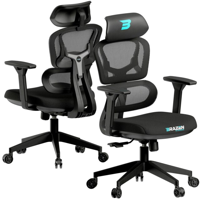 Rackhams Sultan Elite Esports PC Gaming Chair - Blue - Mesh - PC Gaming ...