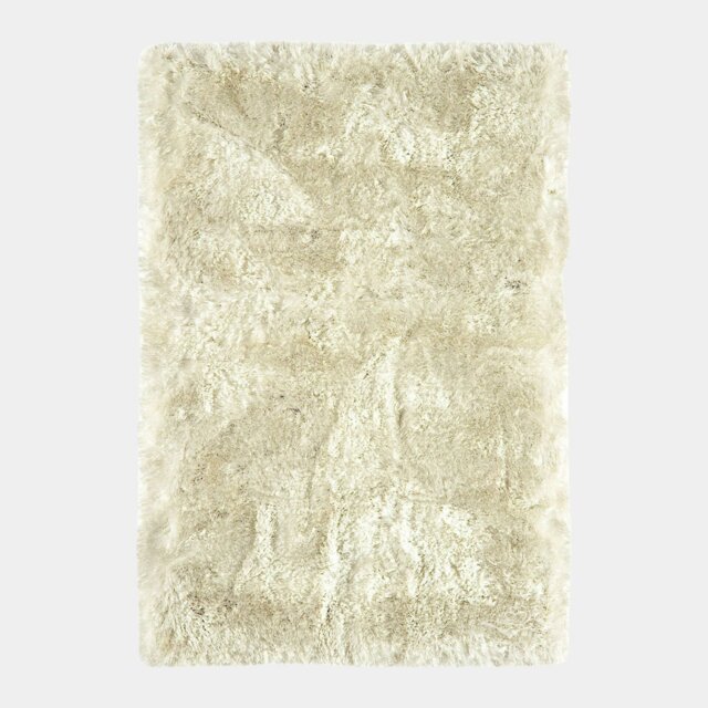 Rackhams Luxurious Hand-Woven Deep Shaggy Rug - Extra Large - Pearl by ...