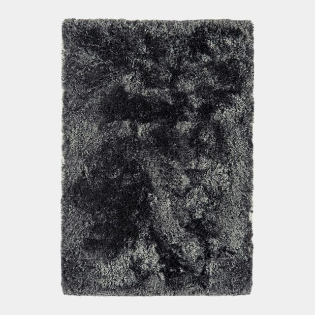 Rackhams Luxurious Hand-Woven Deep Shaggy Rug - Large - Slate by ...