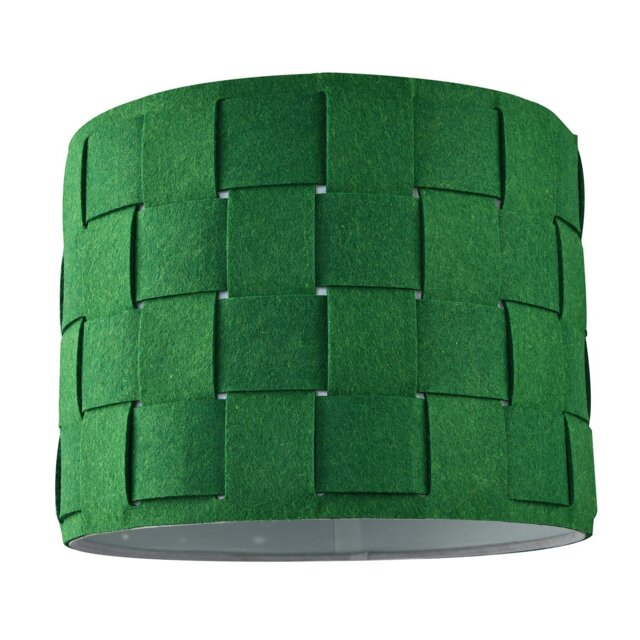 Rackhams Modern Woven Cross Hatch Felt Drum 10 Inch Lamp Shade in Deep ...