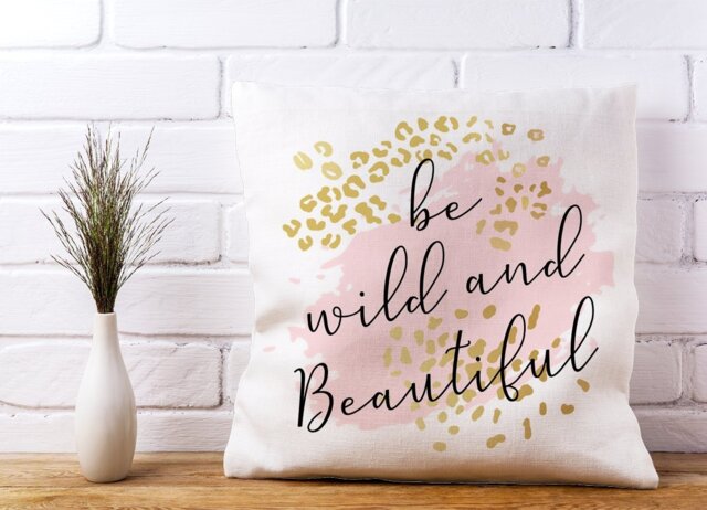 Rackhams Be Wild And Beautiful Cushions - - 60cm x 60cm by Rackhams ...