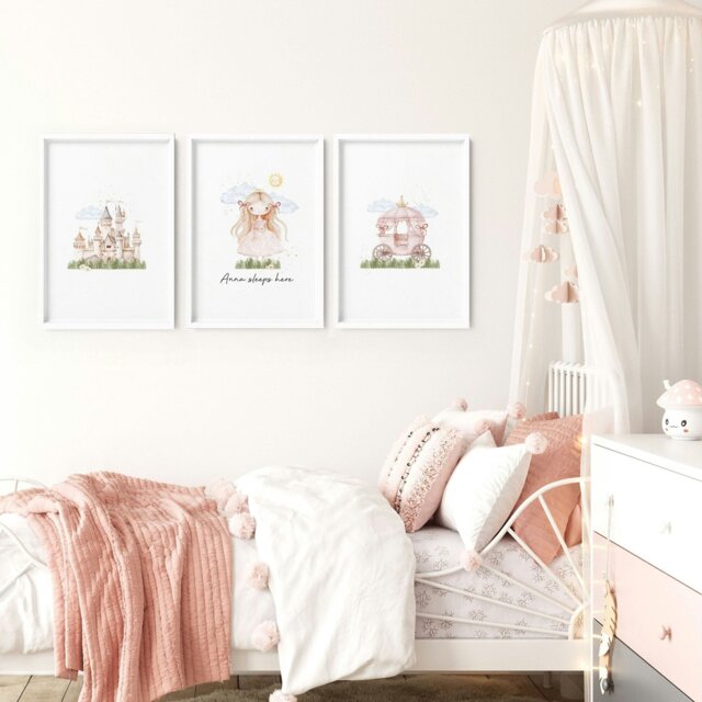Rackhams Wall Art Childrens Room - Set of 3 wall art prints - - 20 x 30 in / 50 x 76 cm ...
