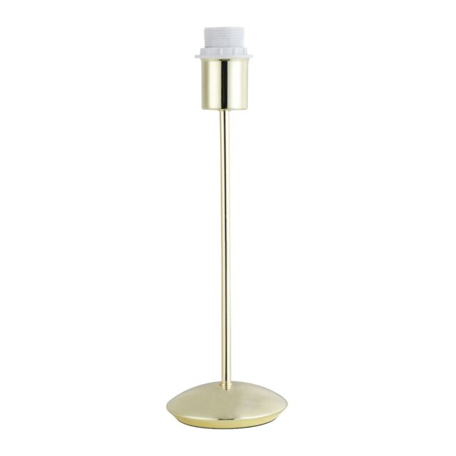 Rackhams Contemporary and Sleek Polished Brass Metal Table Lamp Base ...