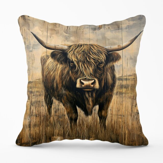 Rackhams Old Style Highland Cow Cushions - - 33cm x 48cm by Rackhams ...
