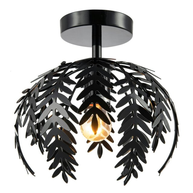 Rackhams Contemporary Fern Leaf Designed Ceiling Lighting Fitting in ...