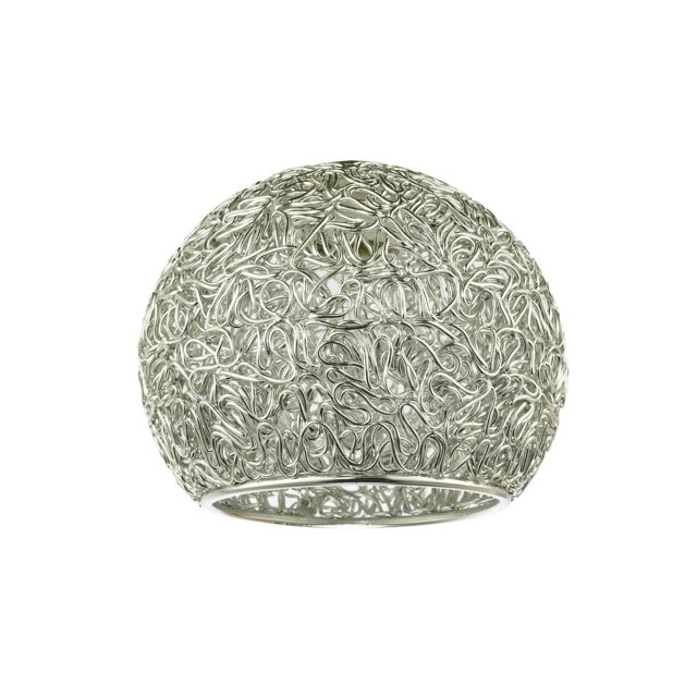 Rackhams Retro Industrial Style Round Twisted Wire Mesh Metal Lamp ...