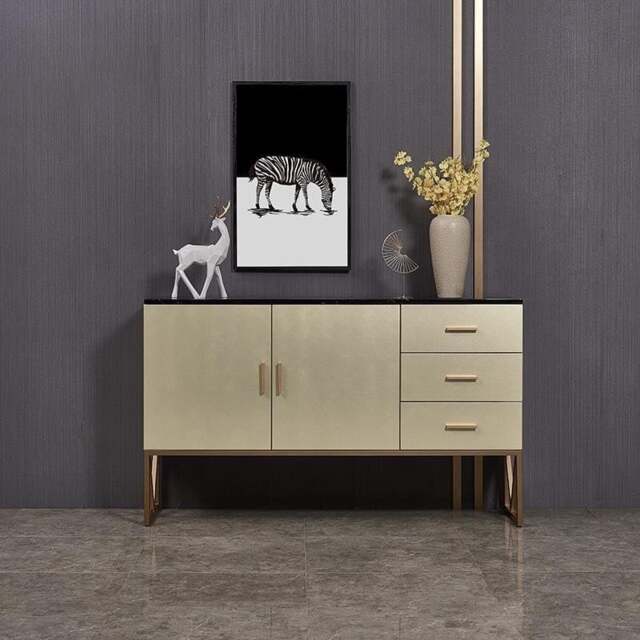 Rackhams Bossett Sideboard - Champagne Beige - 120cm by Rackhams ...
