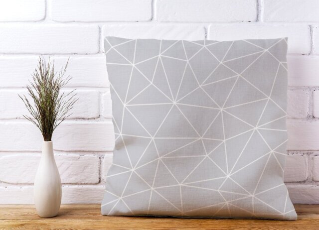 Rackhams Geometric Triangle Pattern Cushions - - 60cm x 60cm by ...