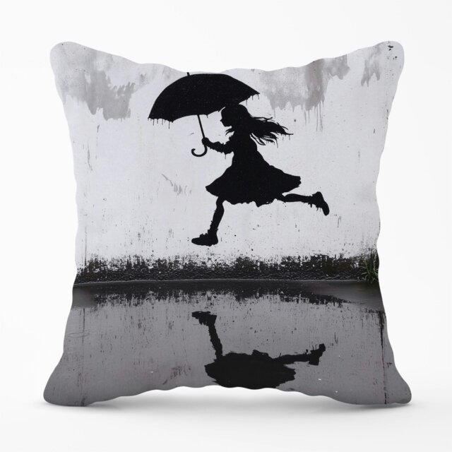 Rackhams Jumping Over Puddles Cushions - - 60cm x 60cm by Rackhams ...
