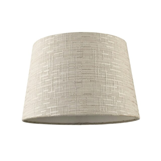 Rackhams Silver Grey Jacquard Cotton Drum Lamp Shade for Lamp Base or ...