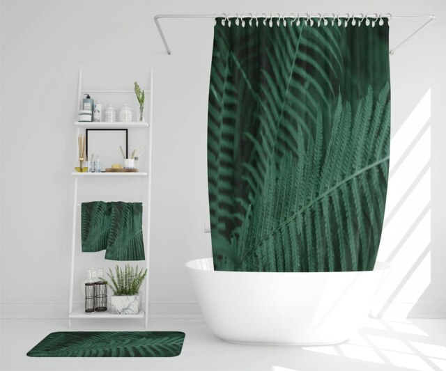 Rackhams Deep green fern leaves texture. Fern in the forest. Plants ...