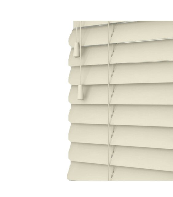 Rackhams Lunar Wooden Venetian Blinds With Strings (130cm drop) - 240cm ...