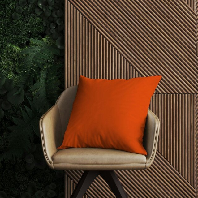 Rackhams Flame Orange Outdoor Cushion - - 60cm x 60cm by Rackhams ...