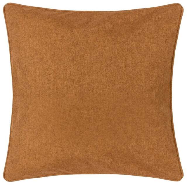 Rackhams Dawn Piping Detail Textured Cushion Cover - Brick - 45cm x ...
