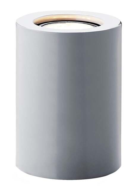 Rackhams Small and Contemporary Grey Gloss LED Table/Floor Lamp ...