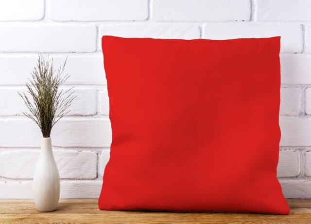 Rackhams Fire Engine Red Cushions - - 60cm x 60cm by Rackhams ...