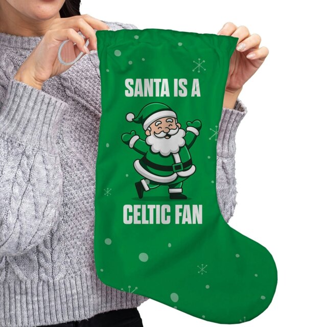 Rackhams Santa is a Celtic Football Fan - Christmas Stocking by ...