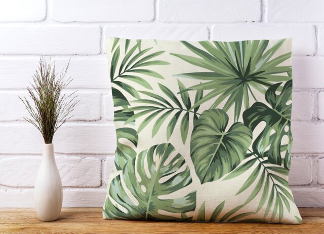 Rackhams Exotic Palm Leaves Cushions - - 60cm x 60cm by Rackhams ...