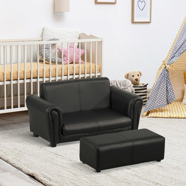 Rackhams Kids Sofa 2 Seater Childrens Armchair Furniture Bedroom ...