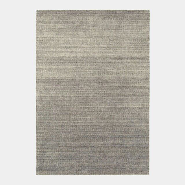 Rackhams Luxury Viscose & Wool Weave Pattern Rug - Large - Smoke by ...