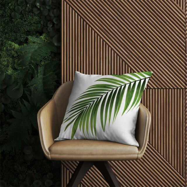 Rackhams Single Palm Leaf Outdoor Cushion - - 60cm x 60cm by Rackhams ...