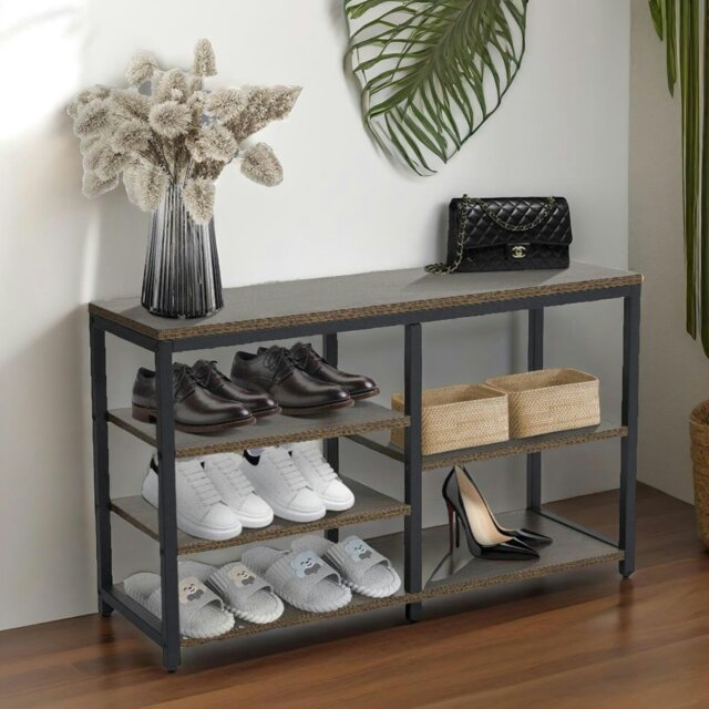 Rackhams 80CM Wide Shoe Rack by Rackhams | ufurnish.com