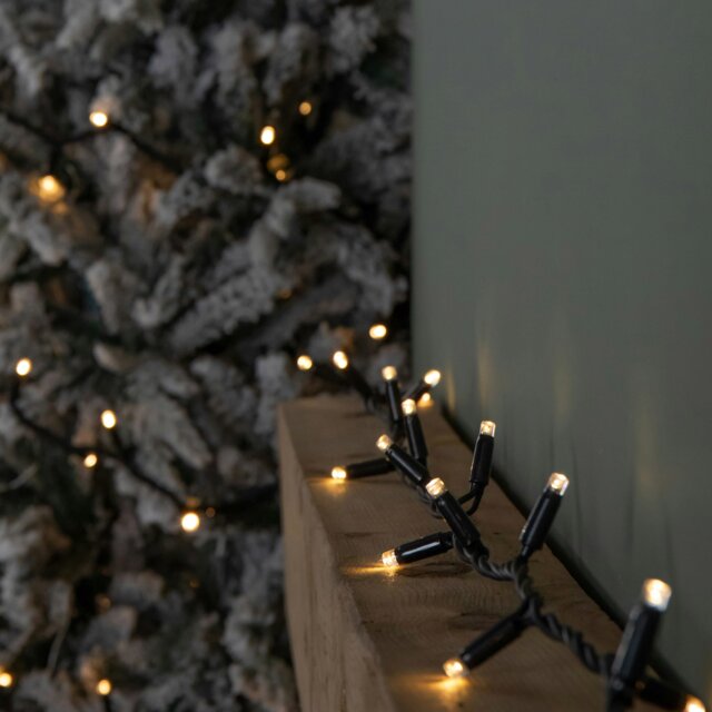 Rackhams 29.9m Set of 300 Connectable Max String Lights with Warm White ...
