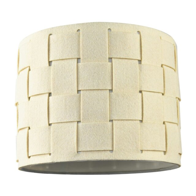 Rackhams Modern Designer Woven Cross Hatch Felt Drum 10 Inch Lamp Shade ...