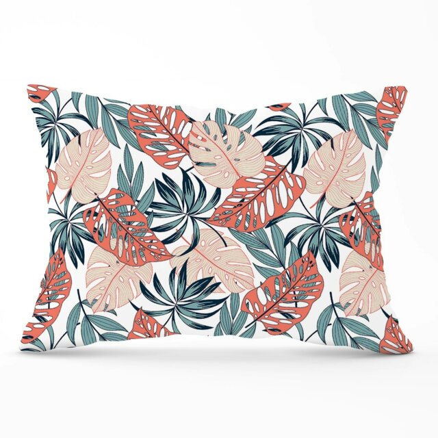 Rackhams Tropical Leaf Pattern Cushions - - 33cm x 48cm by Rackhams ...