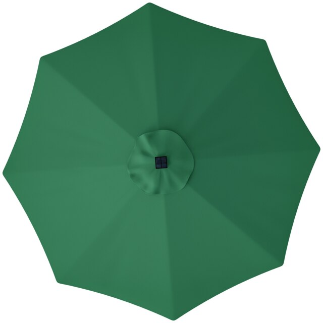 Rackhams 3m Replacement Parasol Canopy with Top Vent, UPF 50+ Garden ...