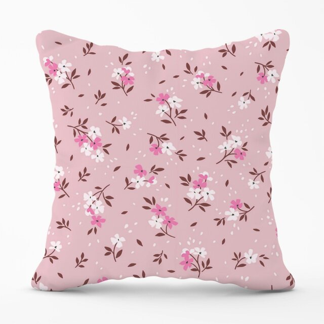 Rackhams Pretty Pink Flower Pattern Cushions - - 45cm x 45cm by ...