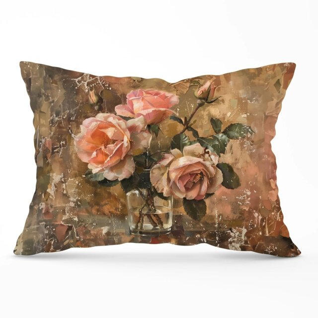 Rackhams Vintage Roses Cushions - - 33cm x 48cm by Rackhams | ufurnish.com