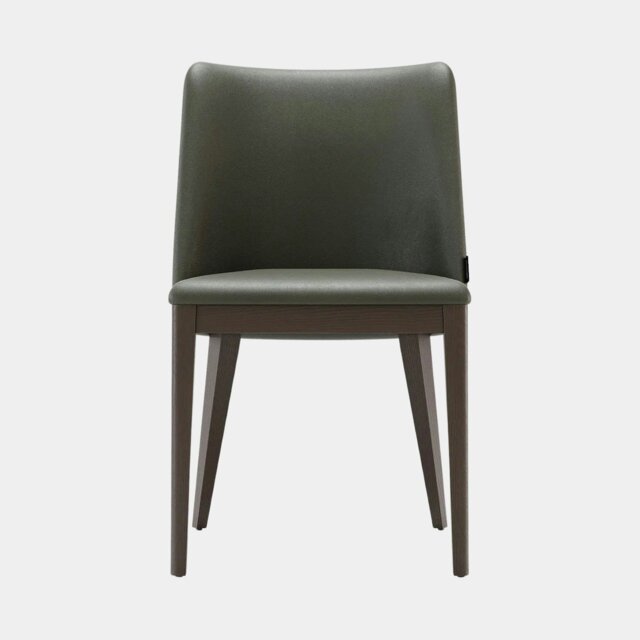 Rackhams Natural Leather Curved Back Luxury Dining Chair by Rackhams ...