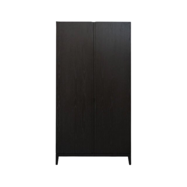 Rackhams Orchid Wardrobe - Wenge (Black Stained Oak) - Wenge (Black ...
