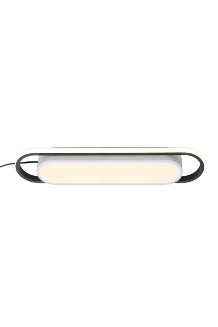 Rackhams Modern Rectangular LED Ceiling Light - Black by Rackhams ...