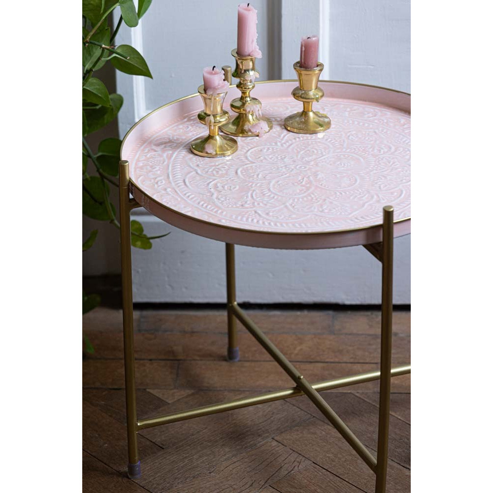 Pink Tray Side Table by Rockett St George | ufurnish.com