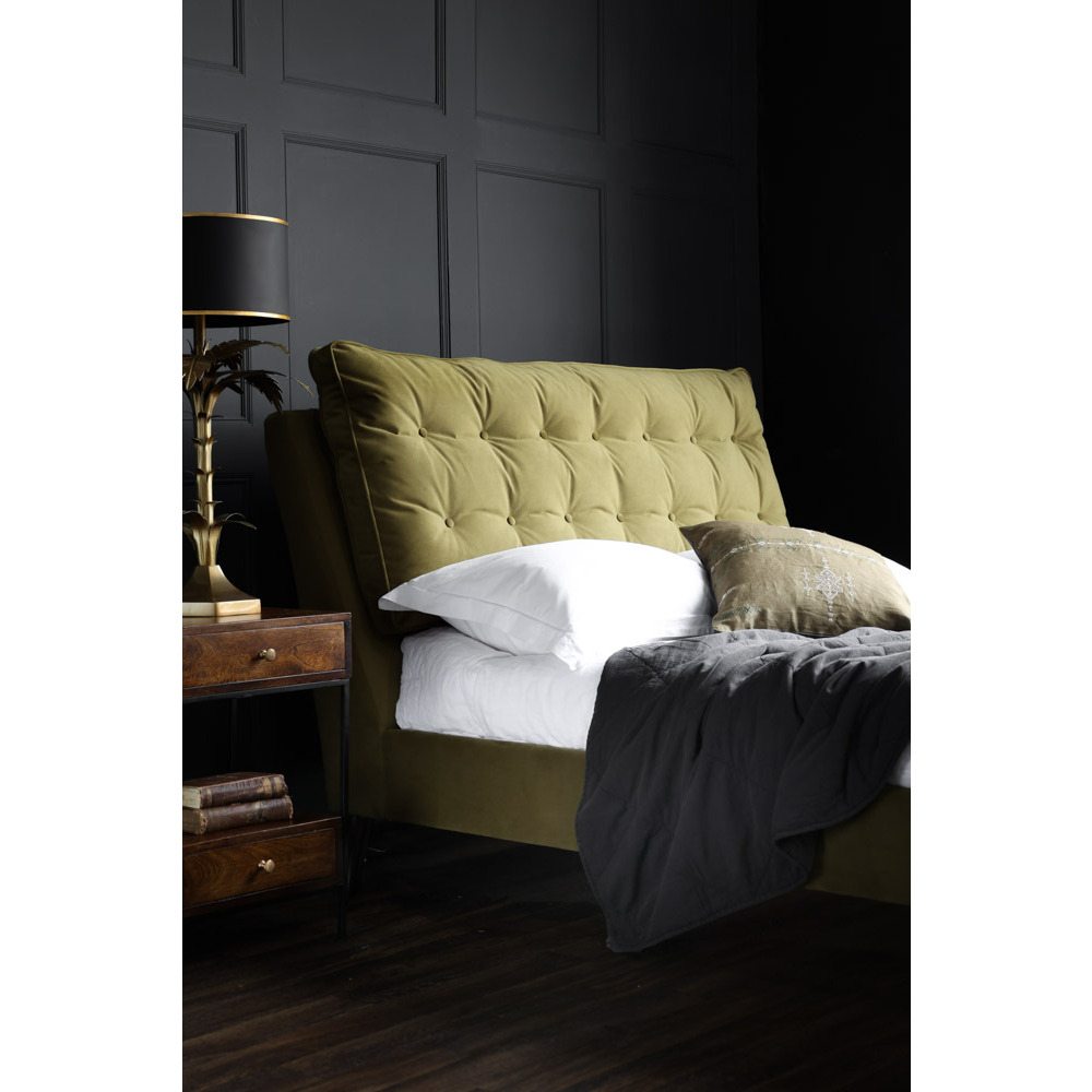 Sumptuous Velvet Bed In 3 Sizes & Various Colours by Rockett St George ...