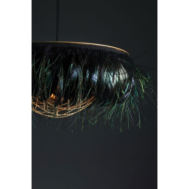 Coldharbour Lights Fabulous Feather Light Shade Featuring Chains ...