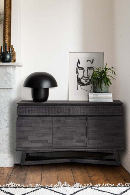 Stylish Mango Wood Multi-Drawer Sideboard by Rockett St George ...