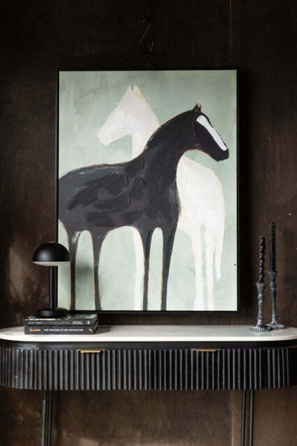 Stallion Shadow Canvas Art Print by Rockett St George | ufurnish.com