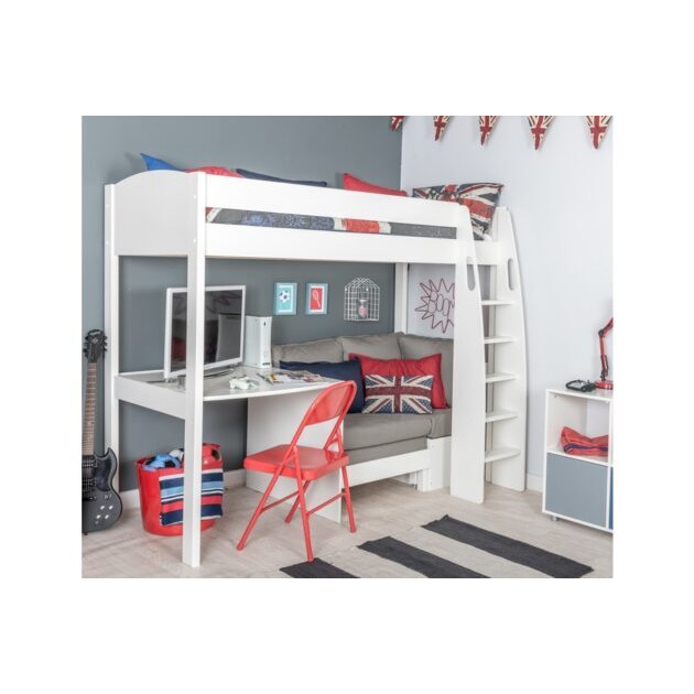 Stompa UNOS 21 Highsleeper Bed with Desk and Sofa Bed by Room To Grow ...