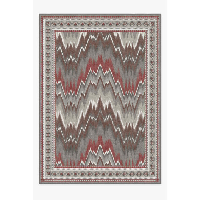 Iris Apfel Flamma Sumac Rug Dark Brown - 305x425 - Machine Washable ...