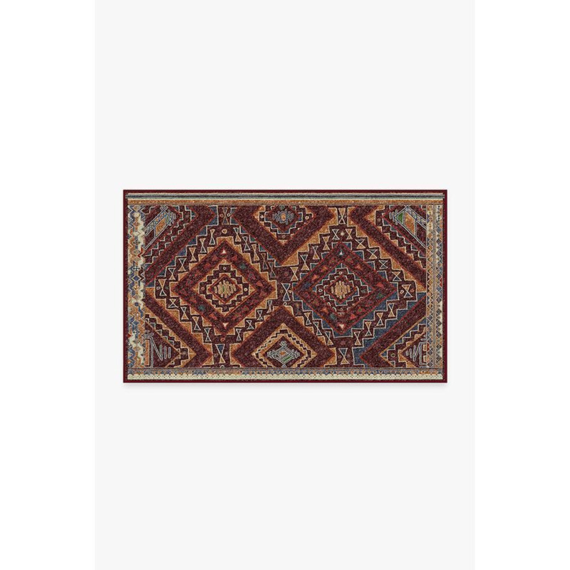 Lunja Plum Tufted Rug Red - 90x150 - Machine Washable Area Rug - Kid ...