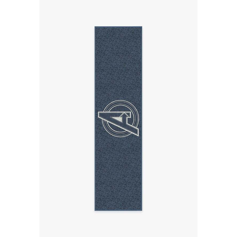 Avengers Logo Slate Blue Tufted Rug - 75x305 - Machine Washable Area ...