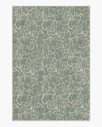 Corrine Sage Green Rug - 185x275 - Machine Washable Area Rug - Kid ...
