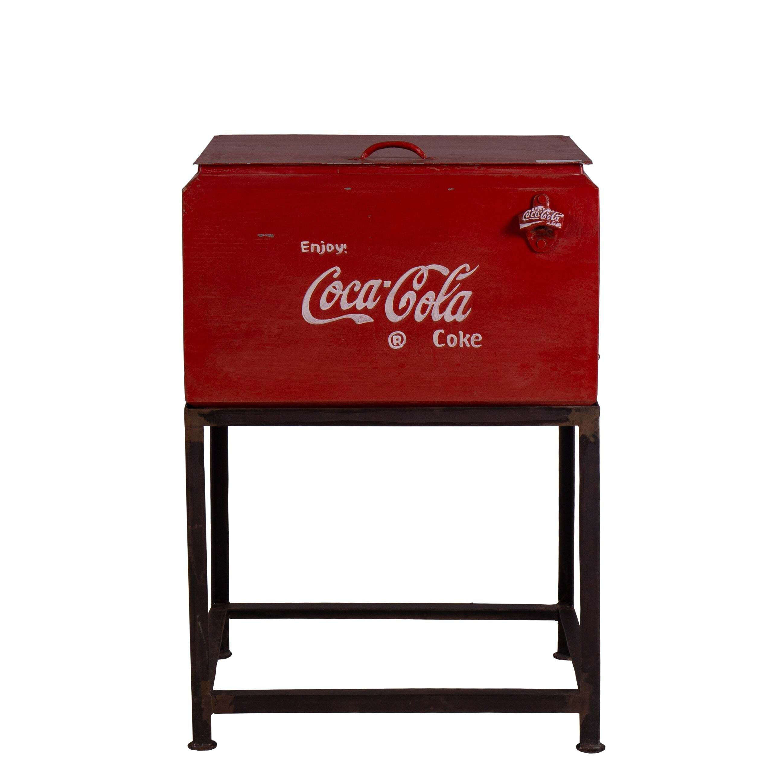 Coca Cola Cooler Box on Stand by SARRU | ufurnish.com