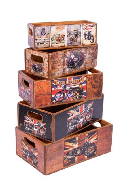 Set of 5 Shellfish Nesting Boxes - Triumph by SARRU | ufurnish.com
