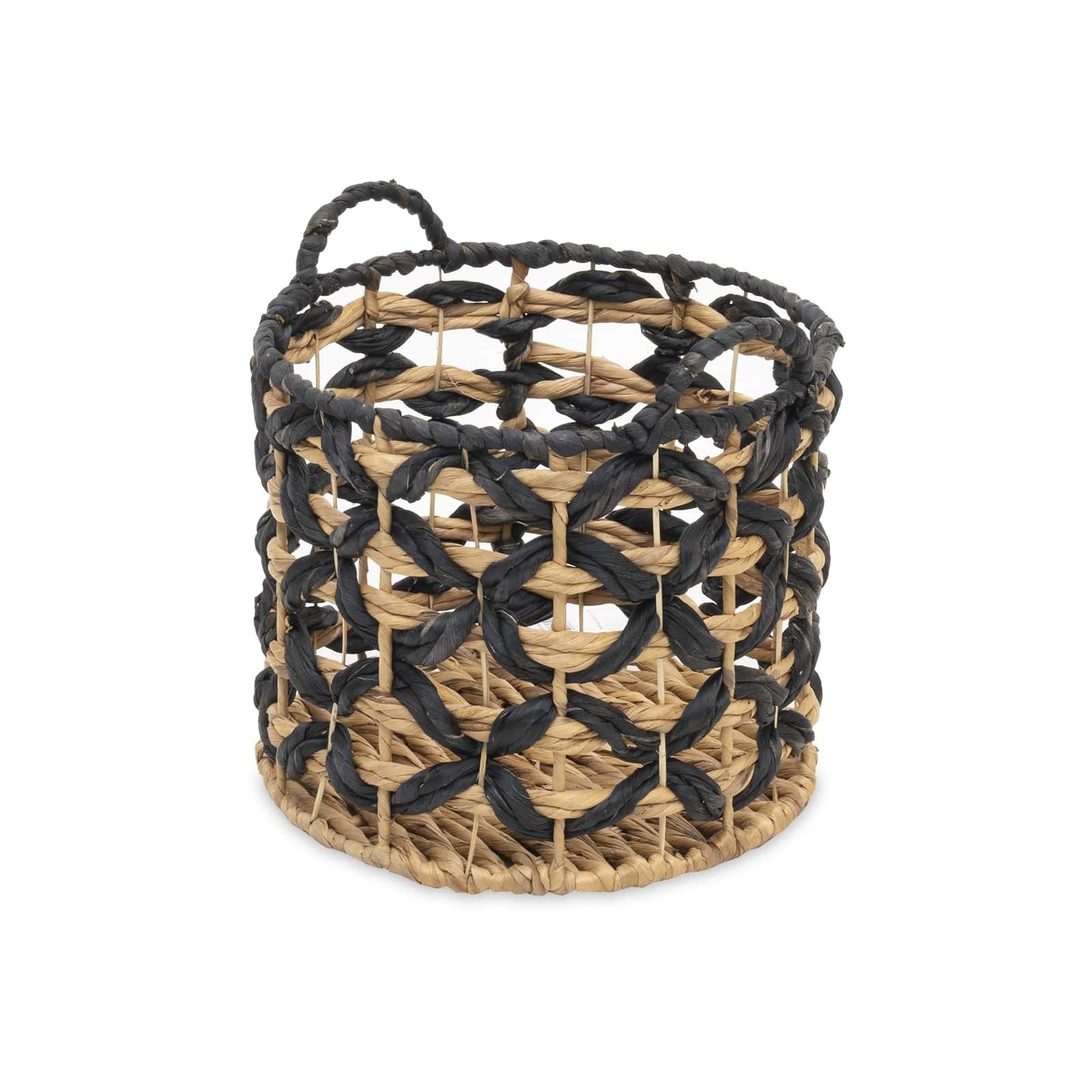 Catherine Water Hyacinth Basket, Natural, M by Sazy | ufurnish.com
