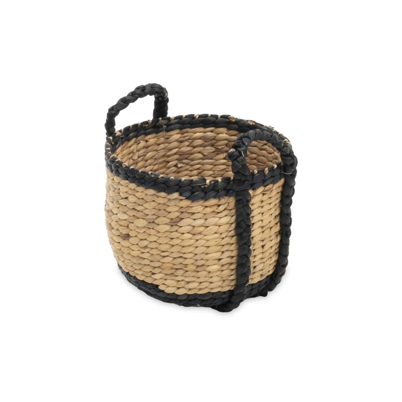 Elizabeth Water Hyacinth Basket, Natural, S by Sazy | ufurnish.com