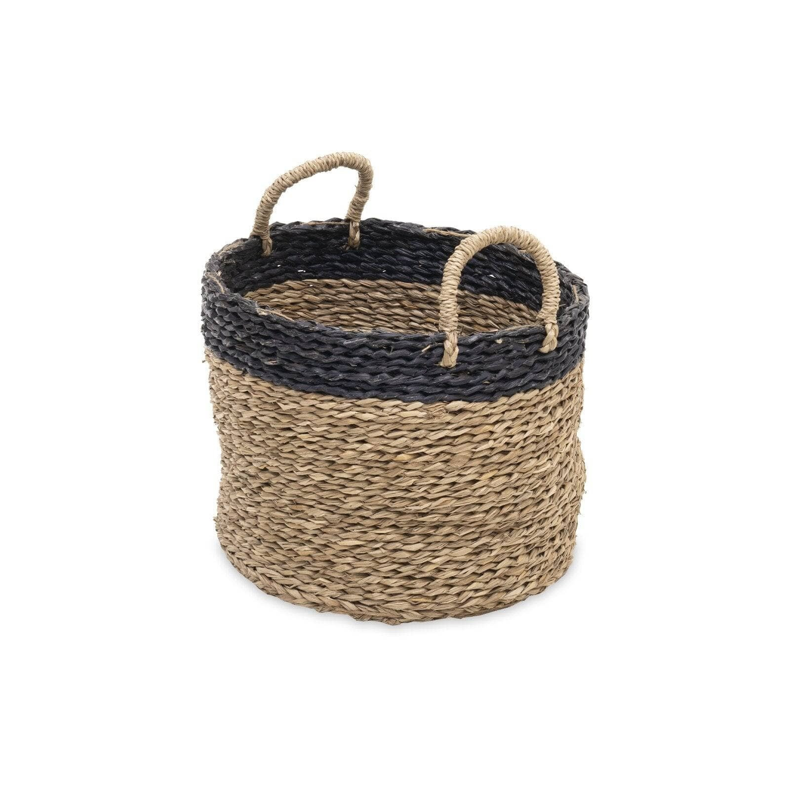 Norman Seagrass Basket, Natural, L by Sazy | ufurnish.com